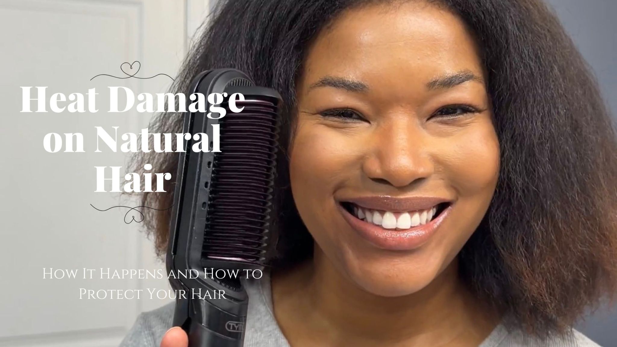 Heat Damage on Natural Hair: How It Happens and How to Protect Your ...